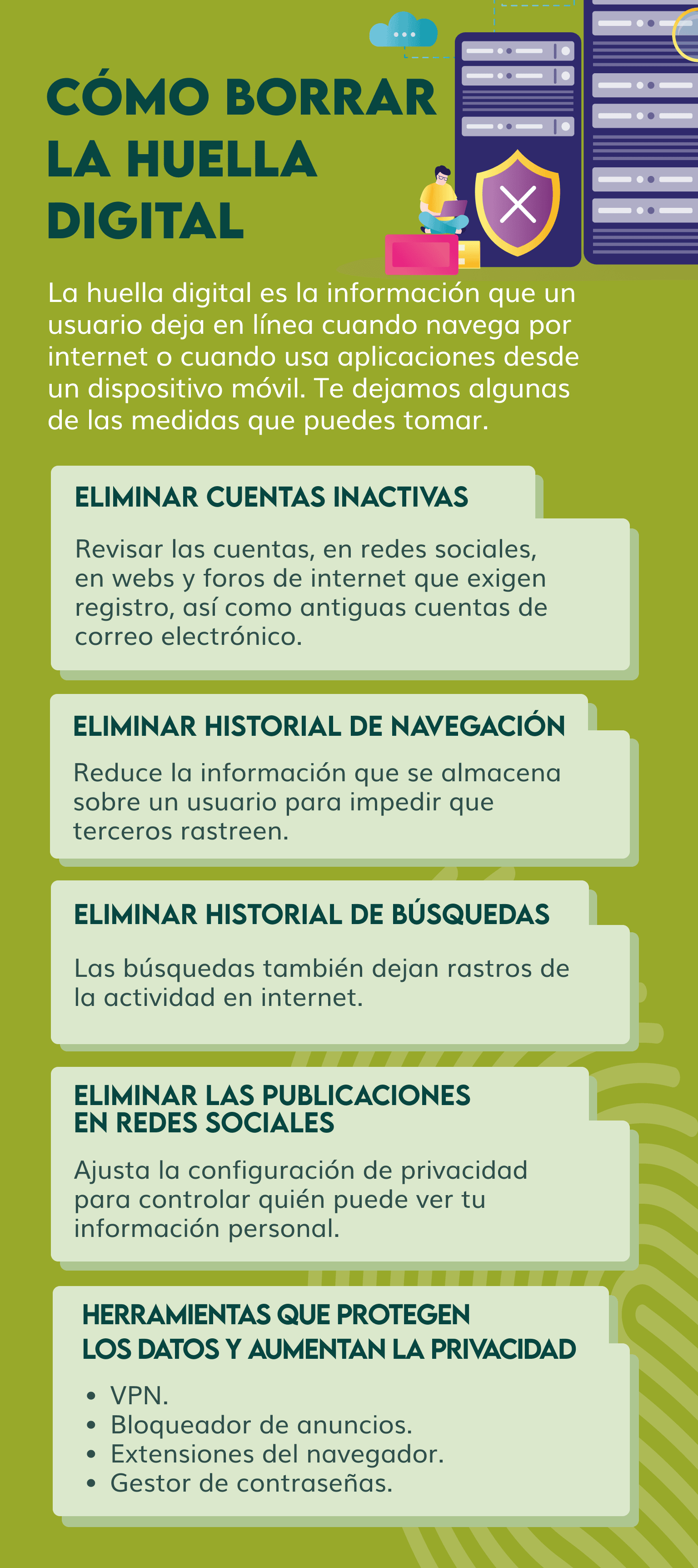 Cómo borrar la huella digital | DKV 360